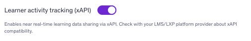 Udemy Business Integrations: xAPI